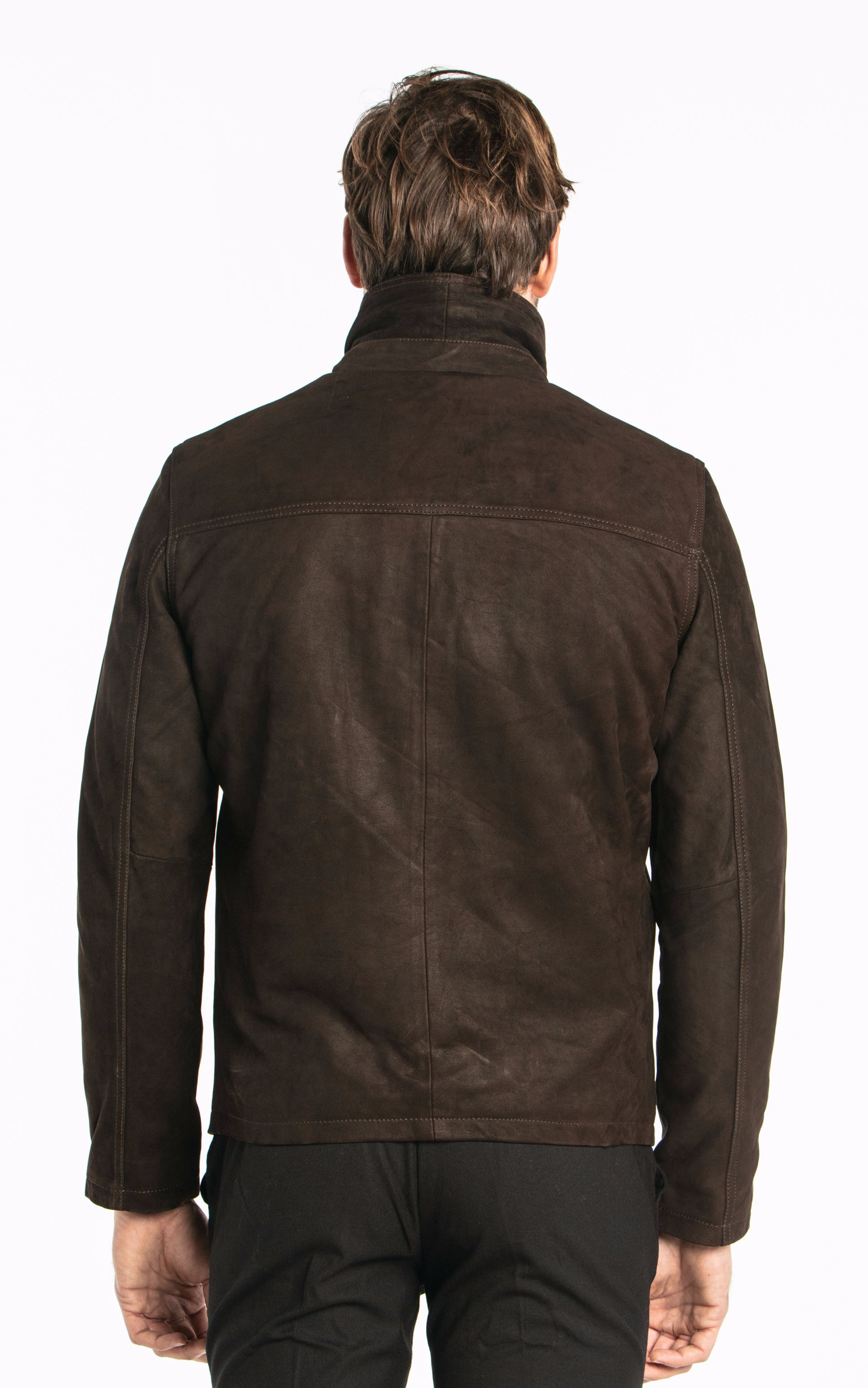 Blouson Cuir Nubuck Ford Marron Daytona 73 La Canadienne Vestes Et