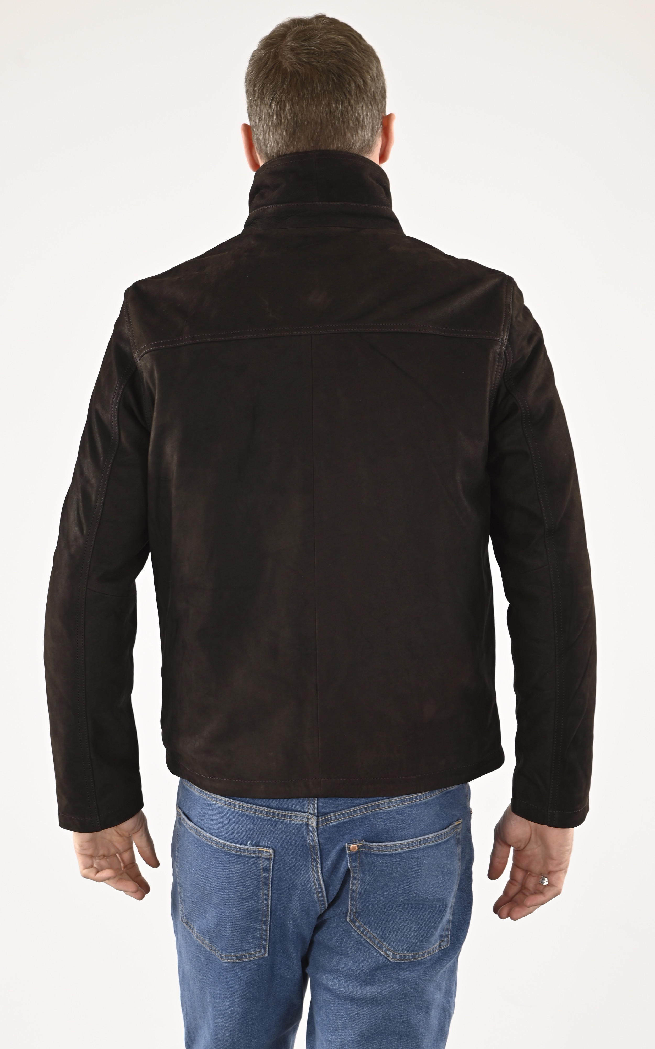 Veste Cuir Nubuck Ford Marron Daytona 73 La Canadienne Vestes Et 3