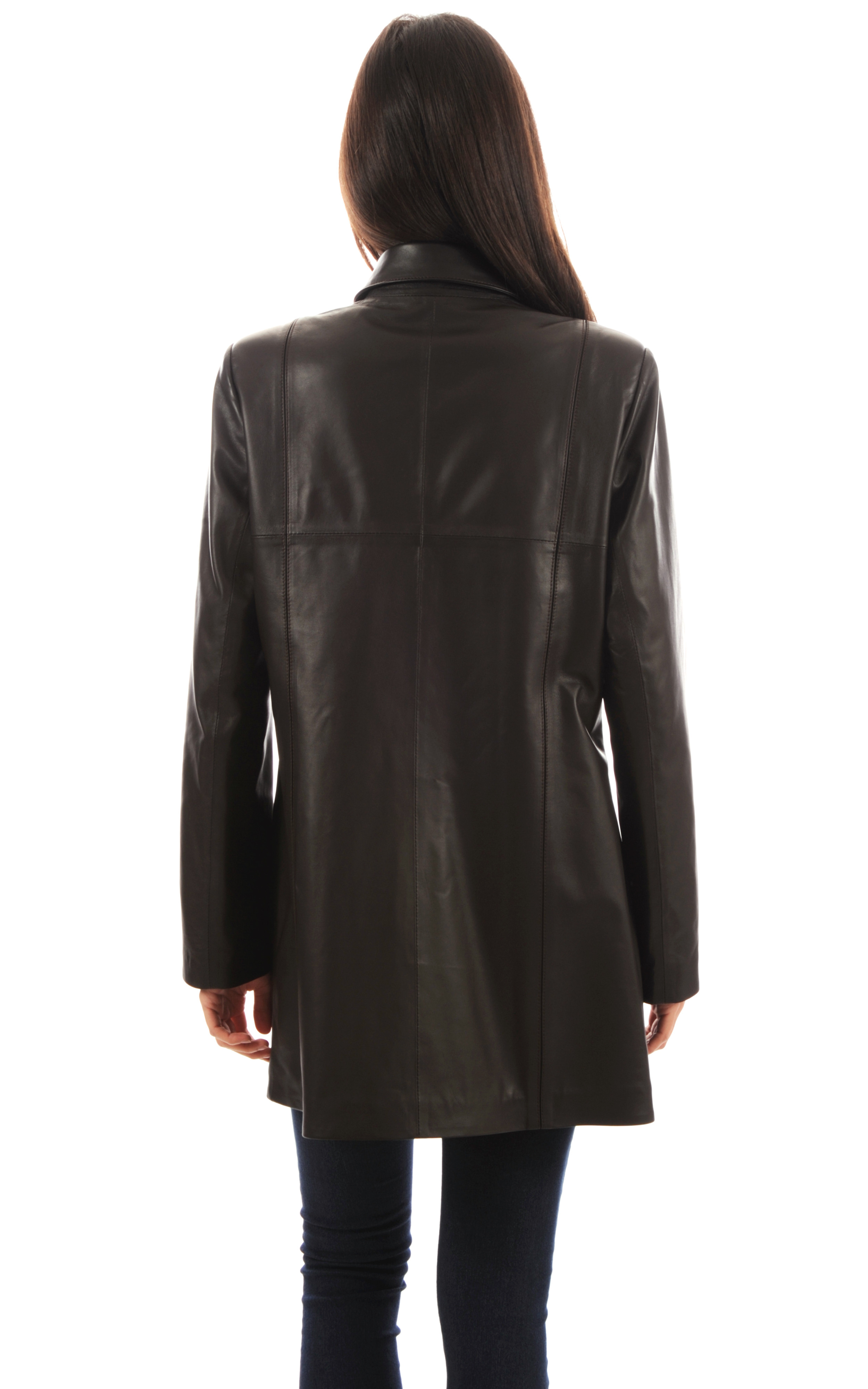 Veste Confort Cuir Agneau La Canadienne La Canadienne Manteaux Et 7